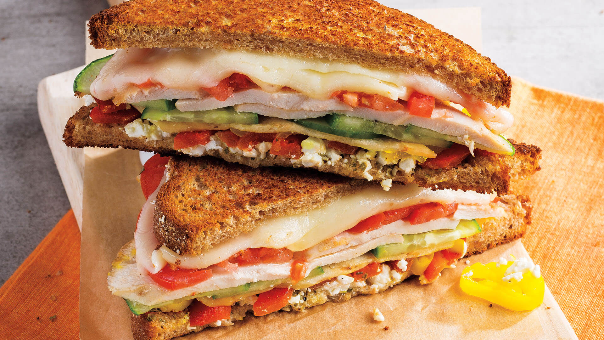 Greek Grilled Cheese with Chicken | Recipe | Roche Bros.