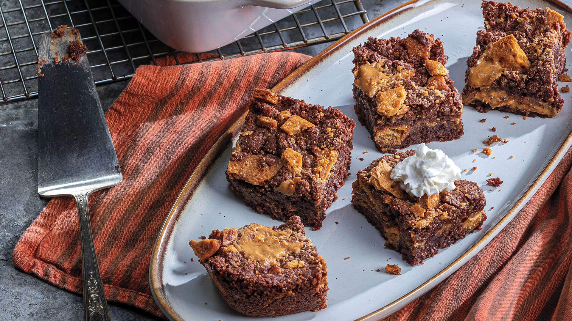 Peanut Butter & Graham Cracker Brownies | Recipe | Roche Bros.