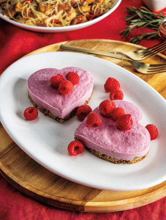 Valentine's Day Raspberry "Cheesecake" Hearts - Roche Bros